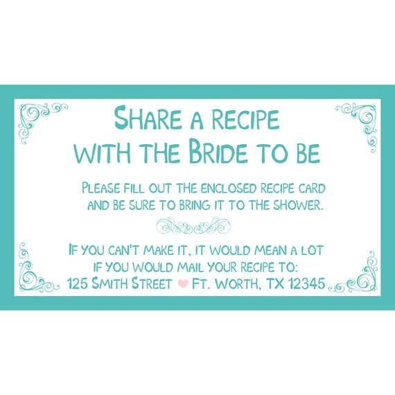 CUSTOM Colors 60 Personalized Insert Card Available in all colors to ...