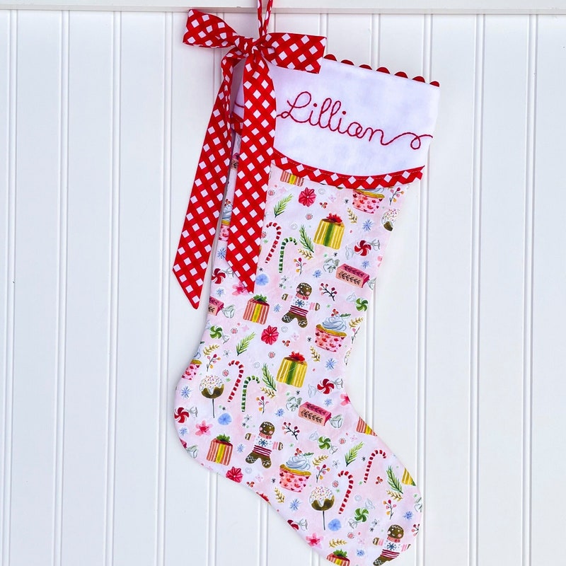 Gingerbread Stocking - Etsy