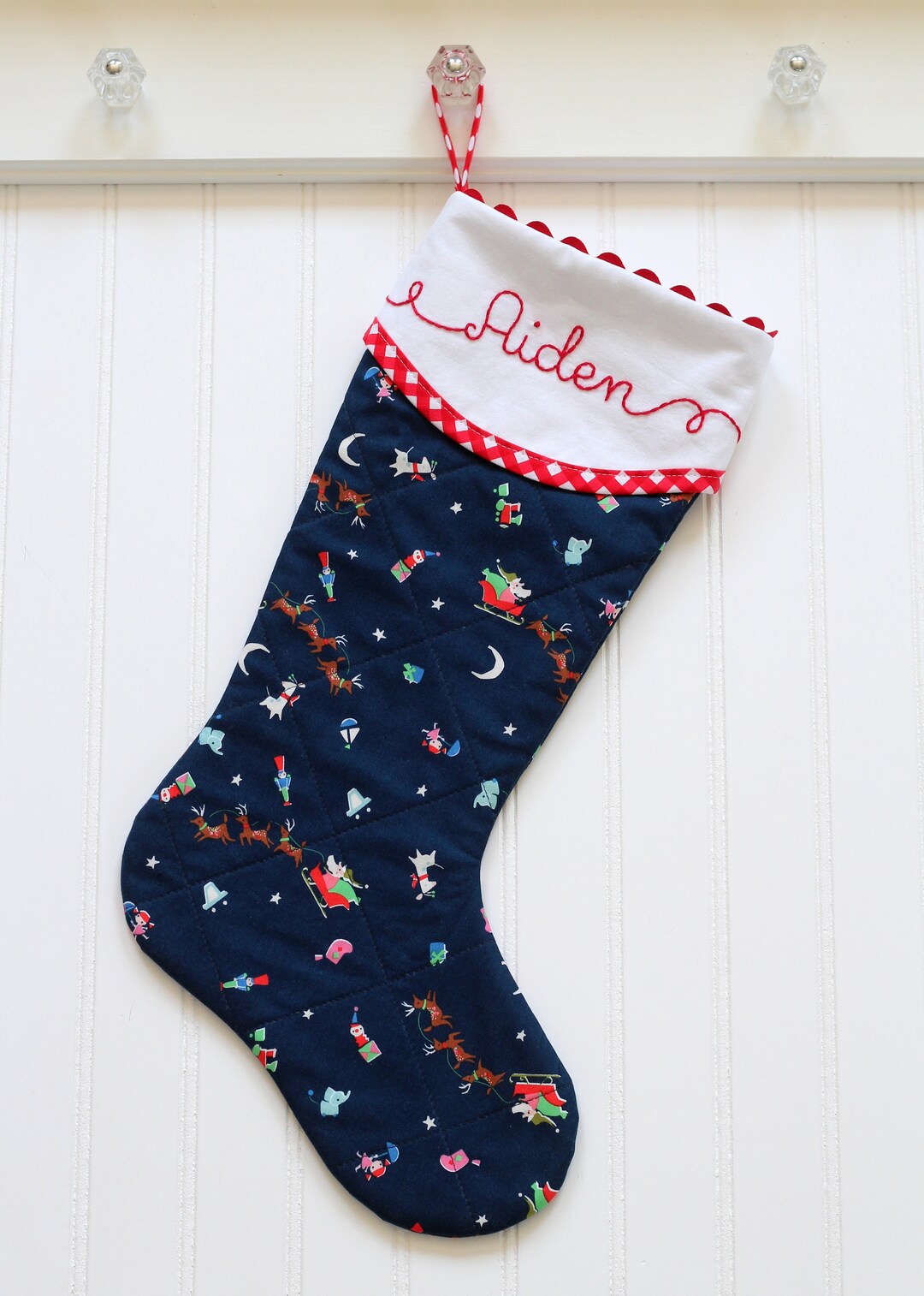 Baby Stocking, Personalized Christmas Stocking, Santa Stocking, Baby ...