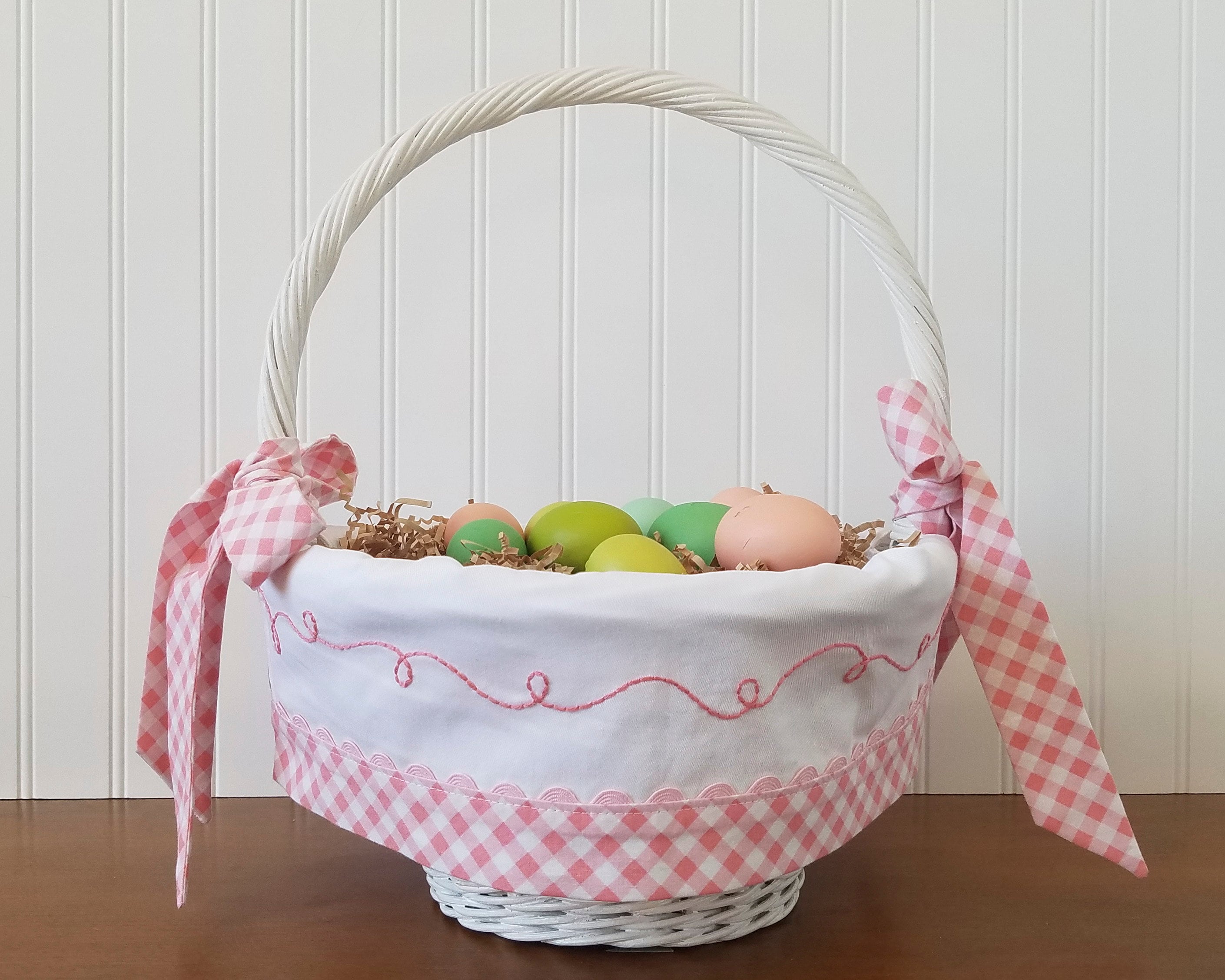 Personalized Easter Basket Liner Floral Easter Basket - Etsy