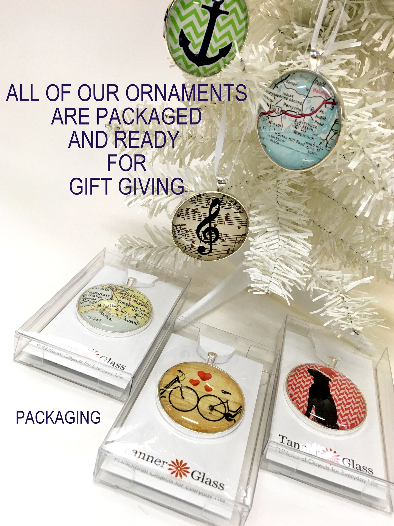 Rhode Island Ornament, Vintage Map Ornament, Christmas Ornament ...