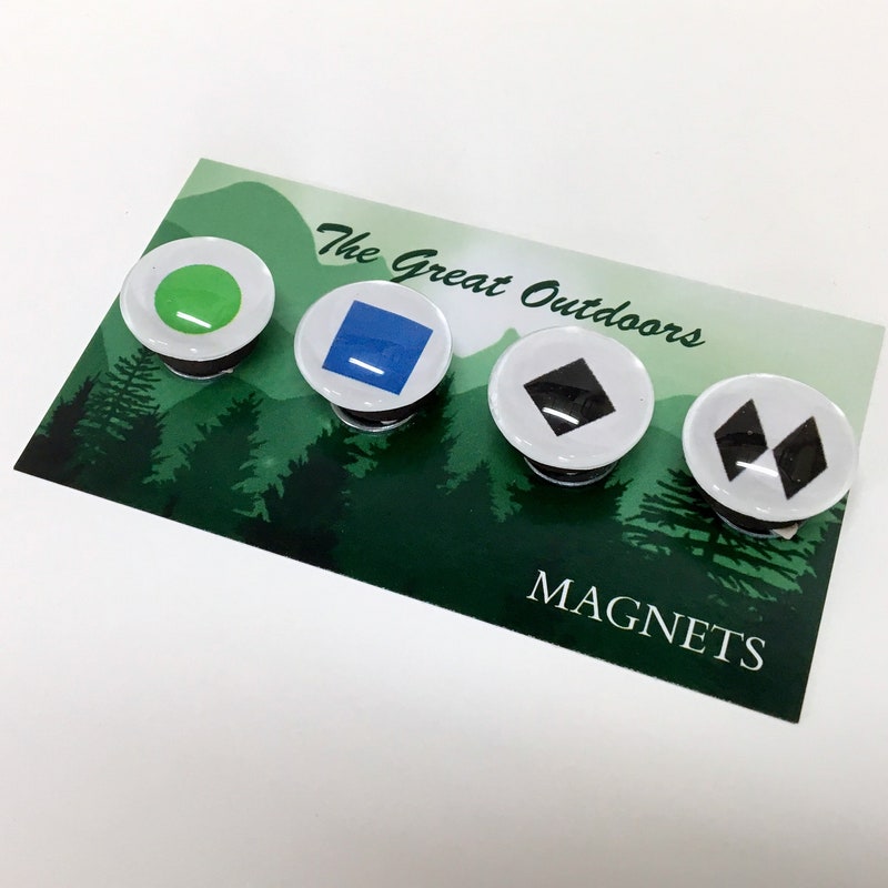 Ski Mountain Magnet - Etsy