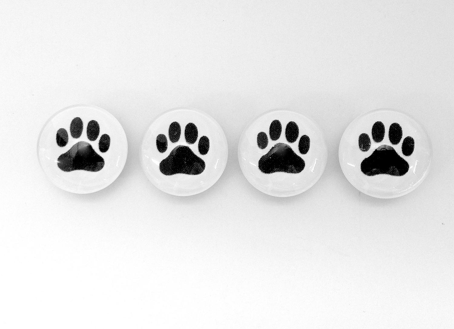 Paw Print magnet set or Push Pin set dog magnet dog sitter | Etsy