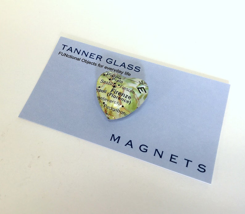 Vintage Map Magnet. Florence Italy Firenze Italy Magnet | Etsy