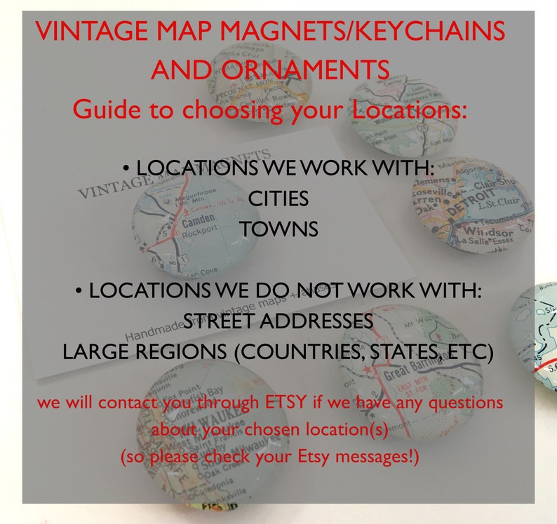 Custom Vintage Map Key Chain, Choose Your Location, Guy Gift, Keychain ...