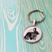 Bunny Rabbit Keychain. Hand-drawn Image, Cute Keychain, Nature Woodland ...