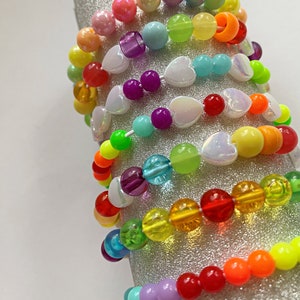 Rainbow Bracelet Set, Friendship Bracelet, Pride Bracelet Set, Rainbow ...