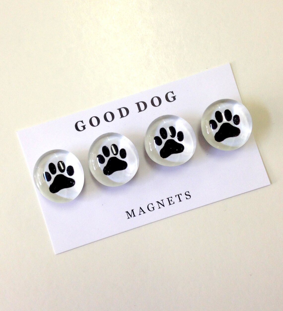 Paw Print Magnet Set or Push Pin Set Dog Magnet Dog Sitter - Etsy