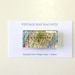 Vintage Map Magnet. Rectangle Map Magnet, Large Magnet, Custom Map ...