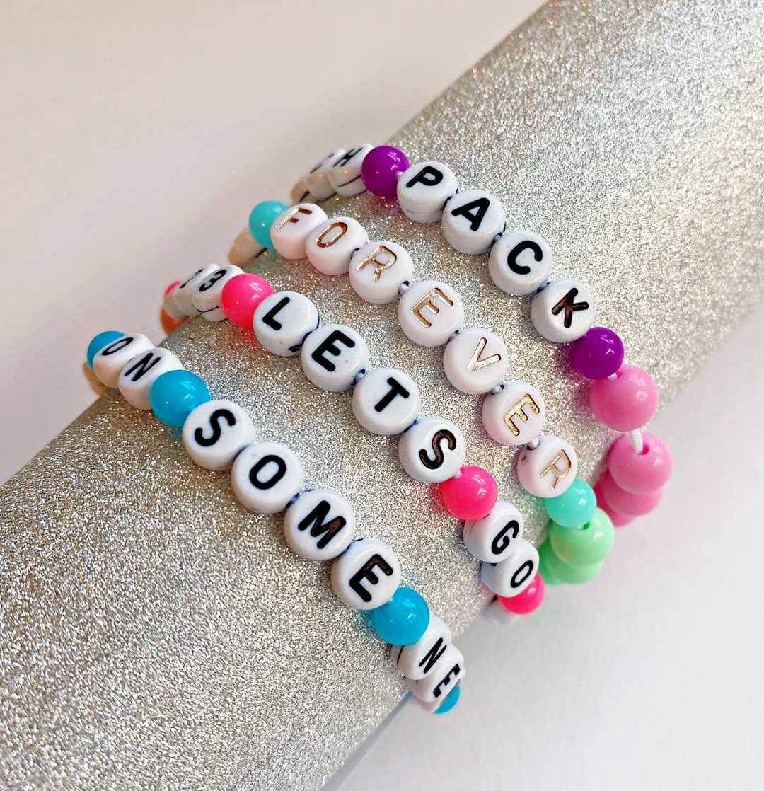 Explicit Eras Bracelet Set, Friendship Bracelet Profanity, Taylor ...