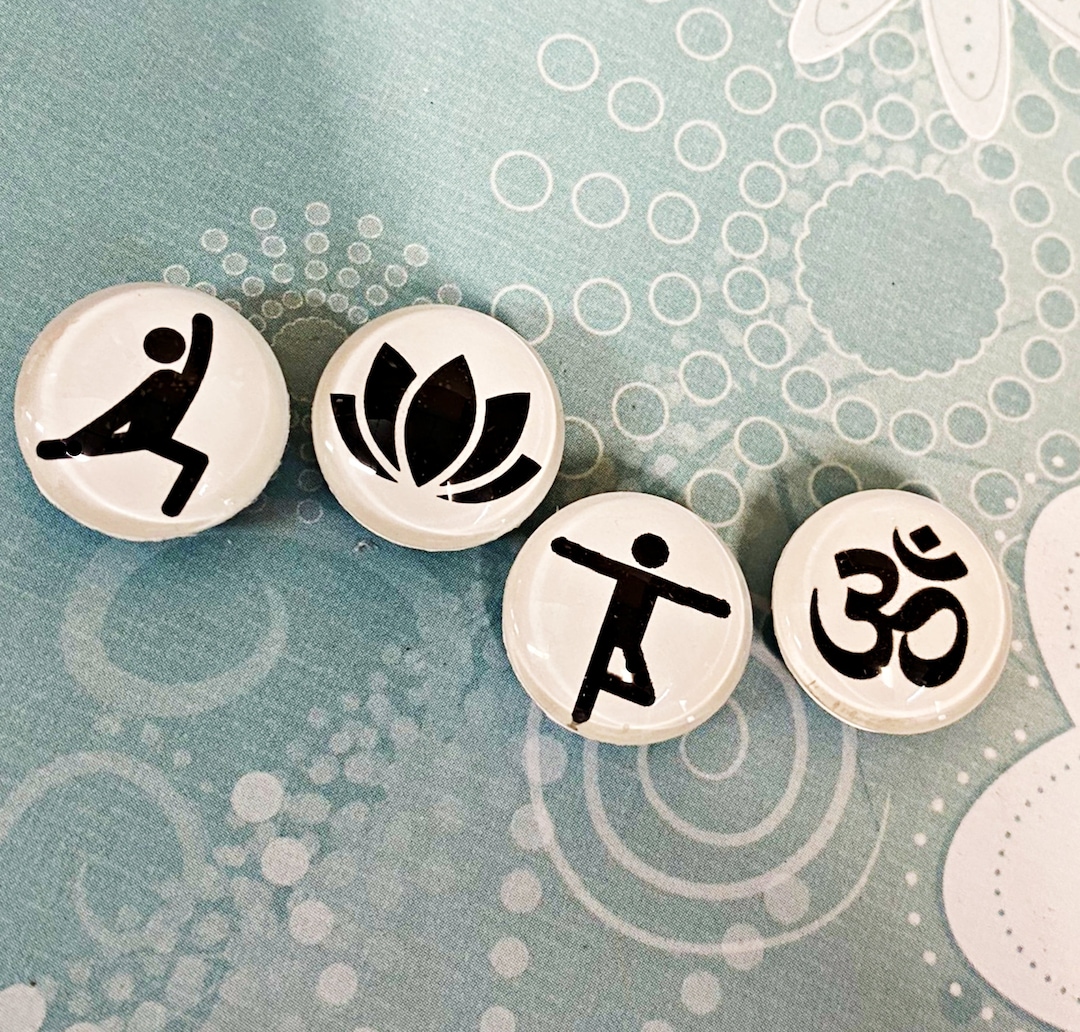 Yoga Magnet Set, Fridge Magnets, Yoga Gift for Women, Yoga Gift for Him ...
