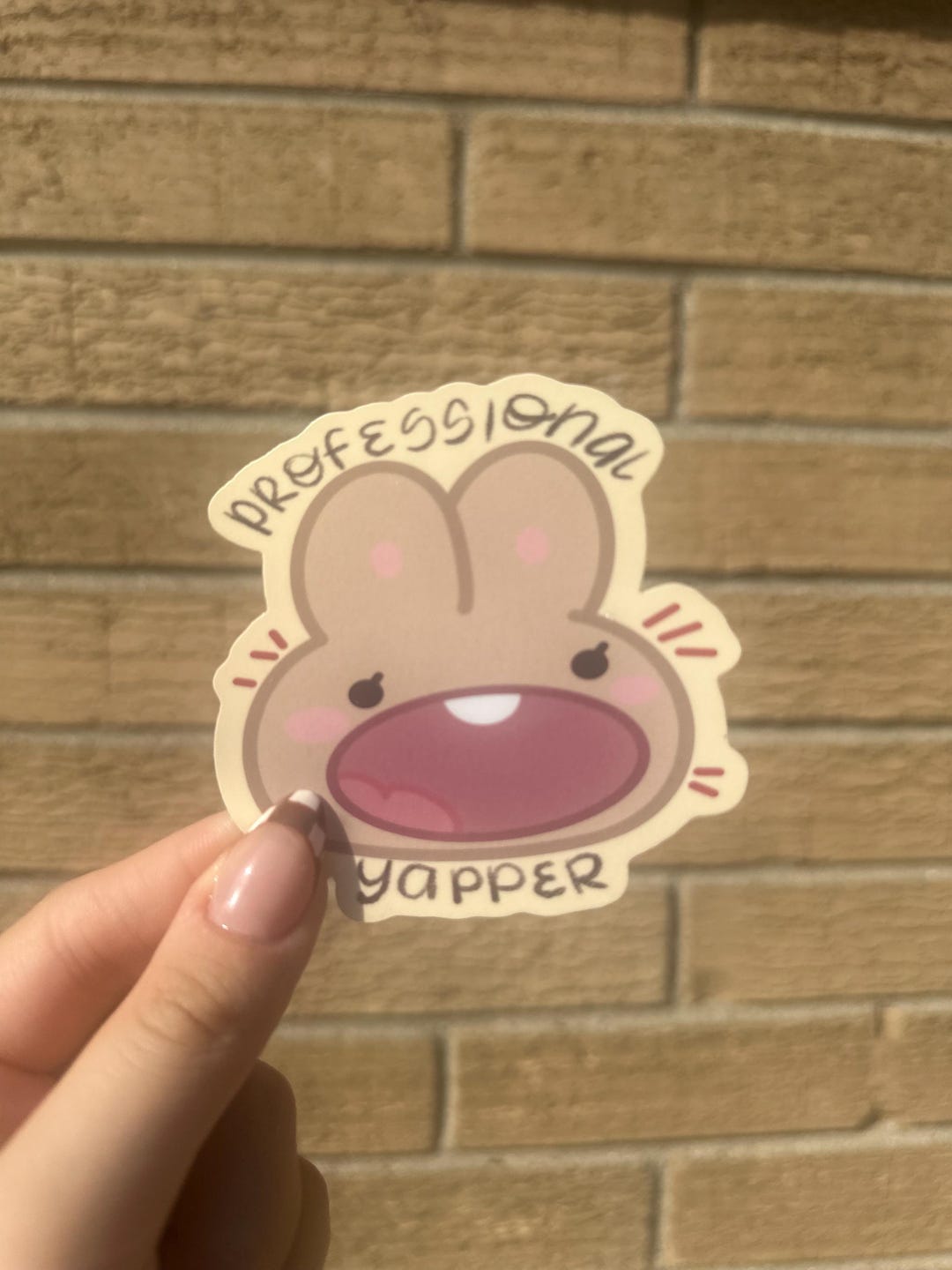 Professional Yapper Bun -vinyl Sticker - Etsy