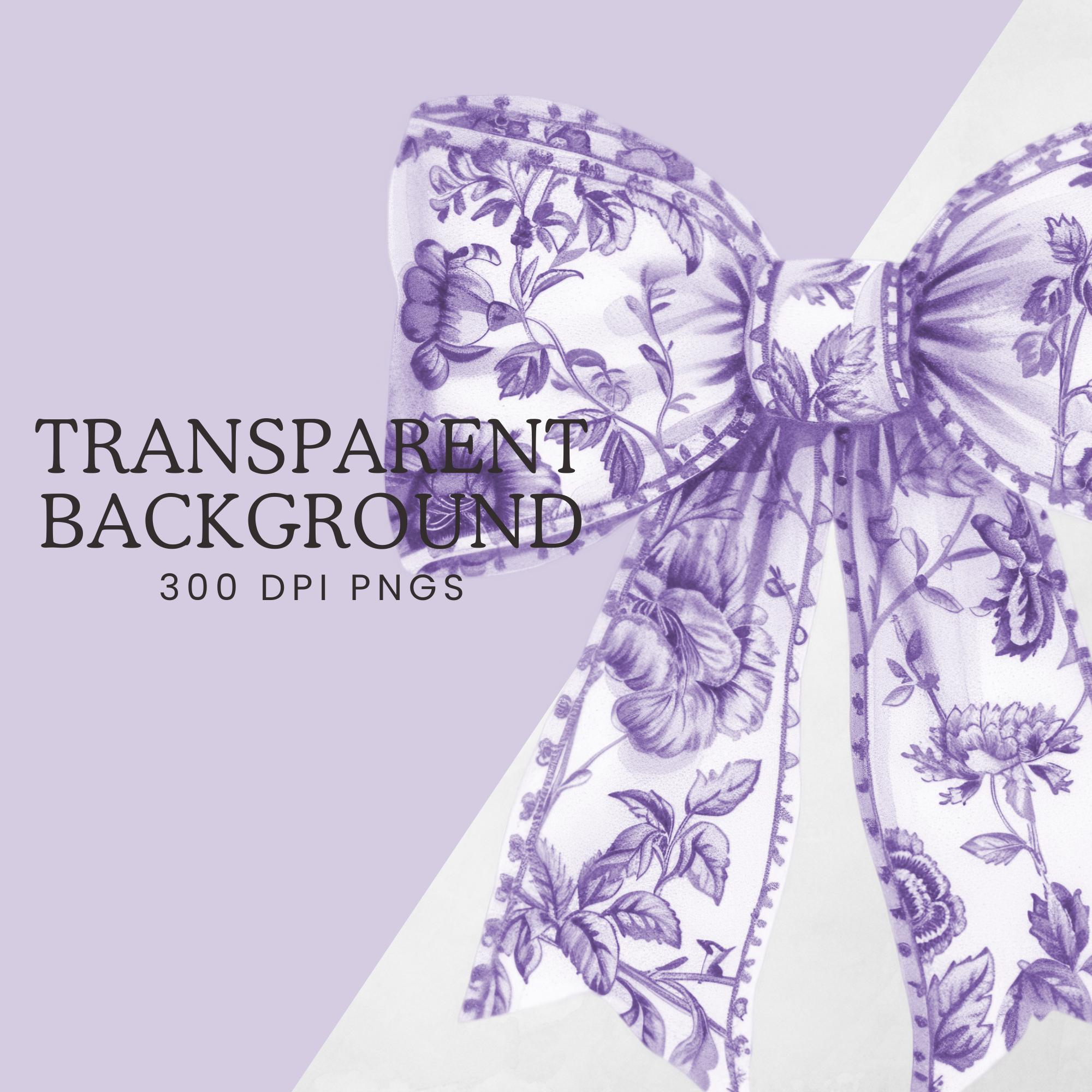 Pastel Purple Toile Bow Clipart | Vintage French Toile De Juoy ...