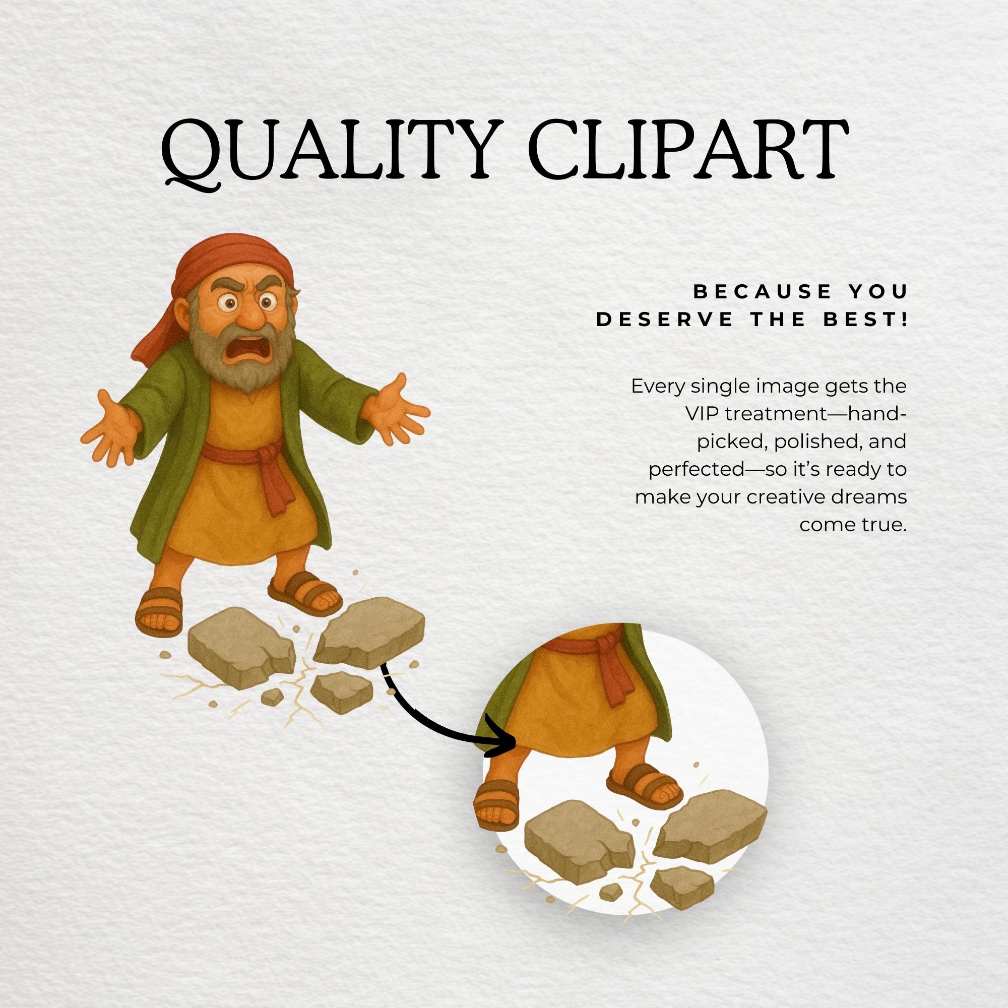 Moses Clip Art, Ten Commandments Clipart, Story of Moses PNG, Life of ...