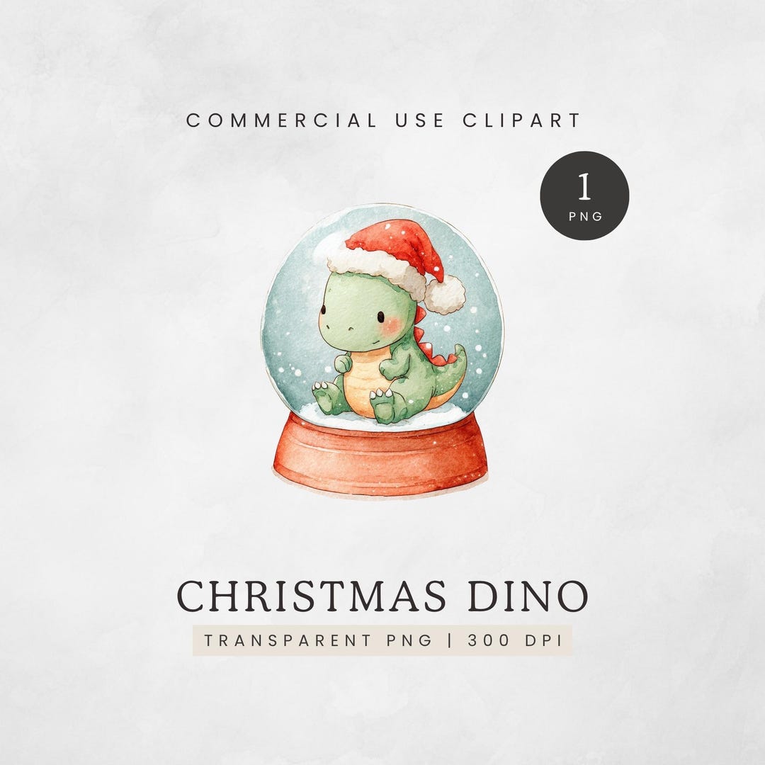 Christmas Dinosaur Clipart, Cute Xmas Stegosaurus PNG With Santa Hat ...