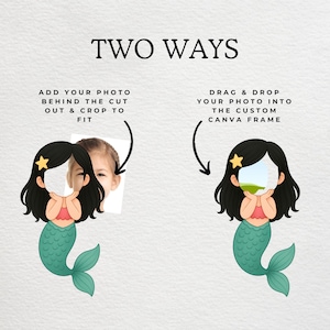 Add Your Own Face Clipart, Mermaid Add Your Photo Clip Art, Kids ...