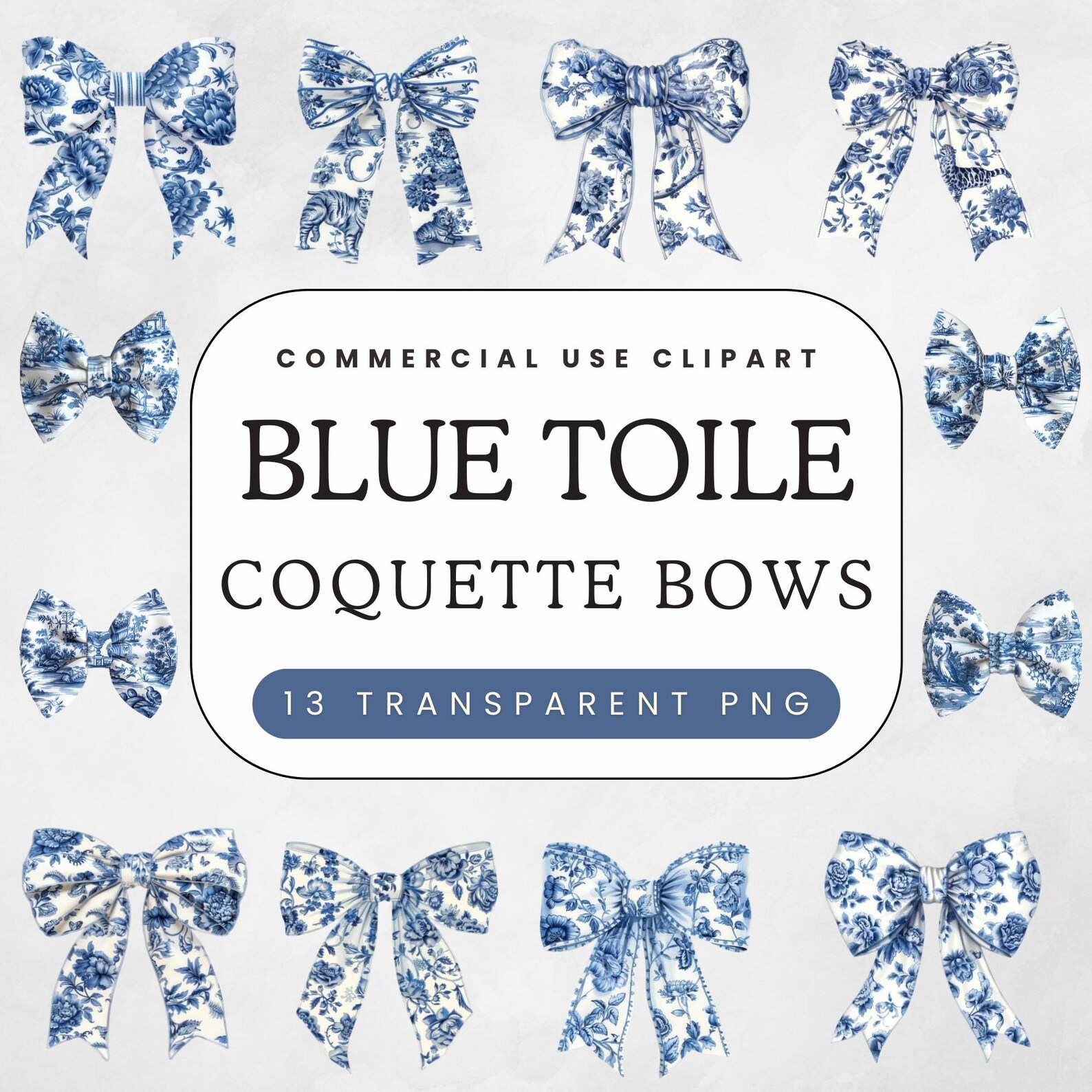 Toile Bow Clipart Bundle | Vintage French Toile De Juoy | Coquette Bows ...
