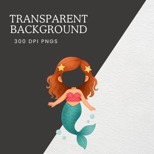 Add Your Own Face Clipart, Mermaid Add Your Photo Clip Art, Kids ...