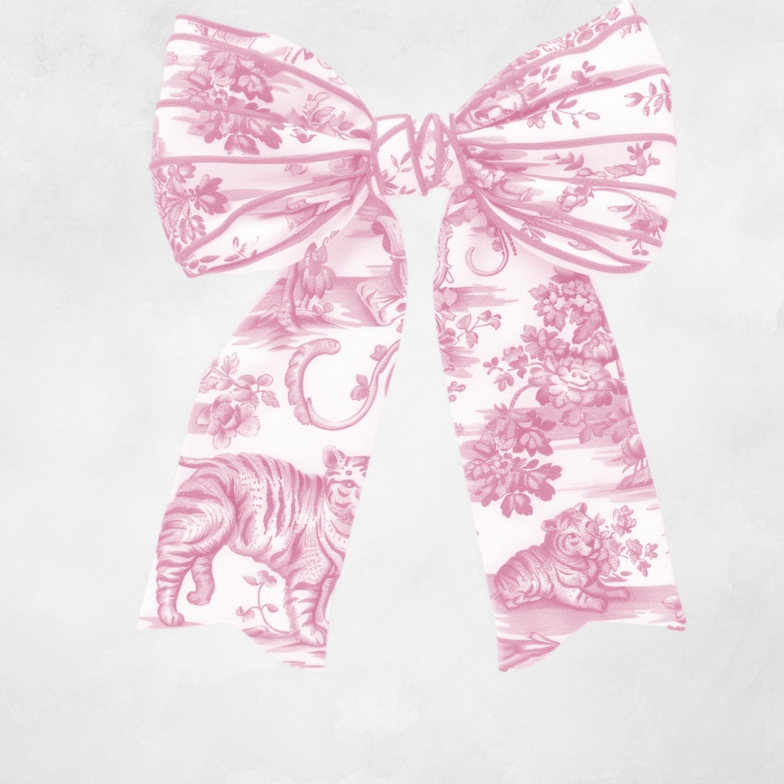 Pink Toile Bow Clipart | Light Pastel Vintage French Toile De Juoy ...