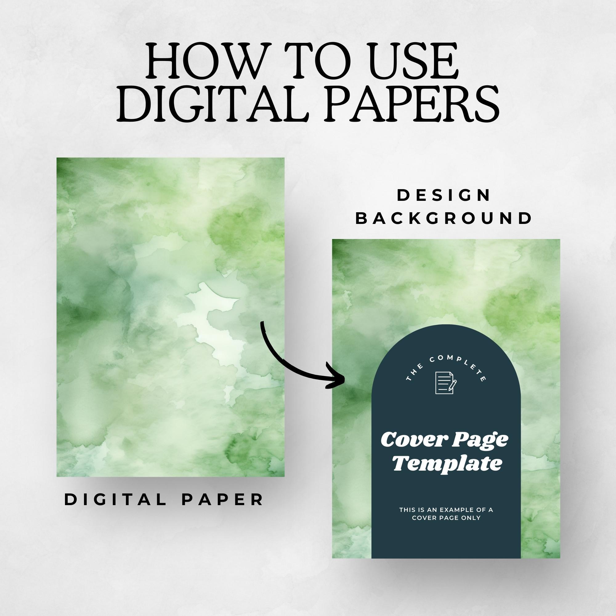 Sage Green Watercolor Texture Backgrounds, Greyish Green Watercolor ...