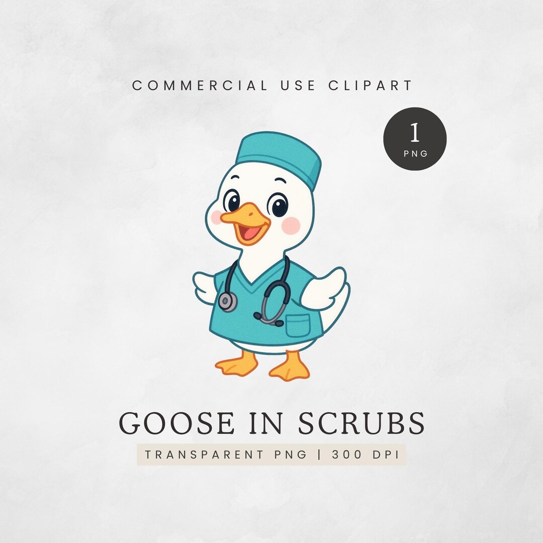 Goose Nurse PNG, Funny Nursing Student Clip Art, Nurse Life Clipart ...