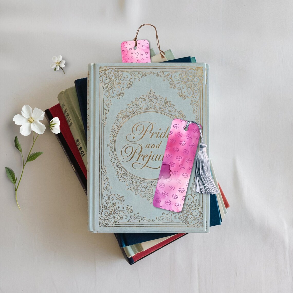 Coquette Printable Bookmarks, Valentine's Day Print at Home Bookmarks ...