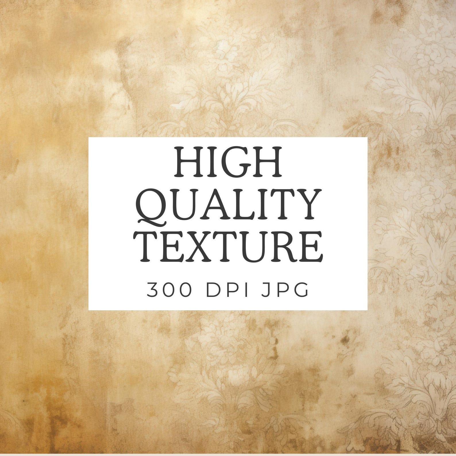 Damask Pattern Digital Paper, Gold Shabby Chic Distressed Texture ...