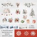 Arctic Animals Watercolor Clipart, Christmas Polar Bears PNG, Penguin ...