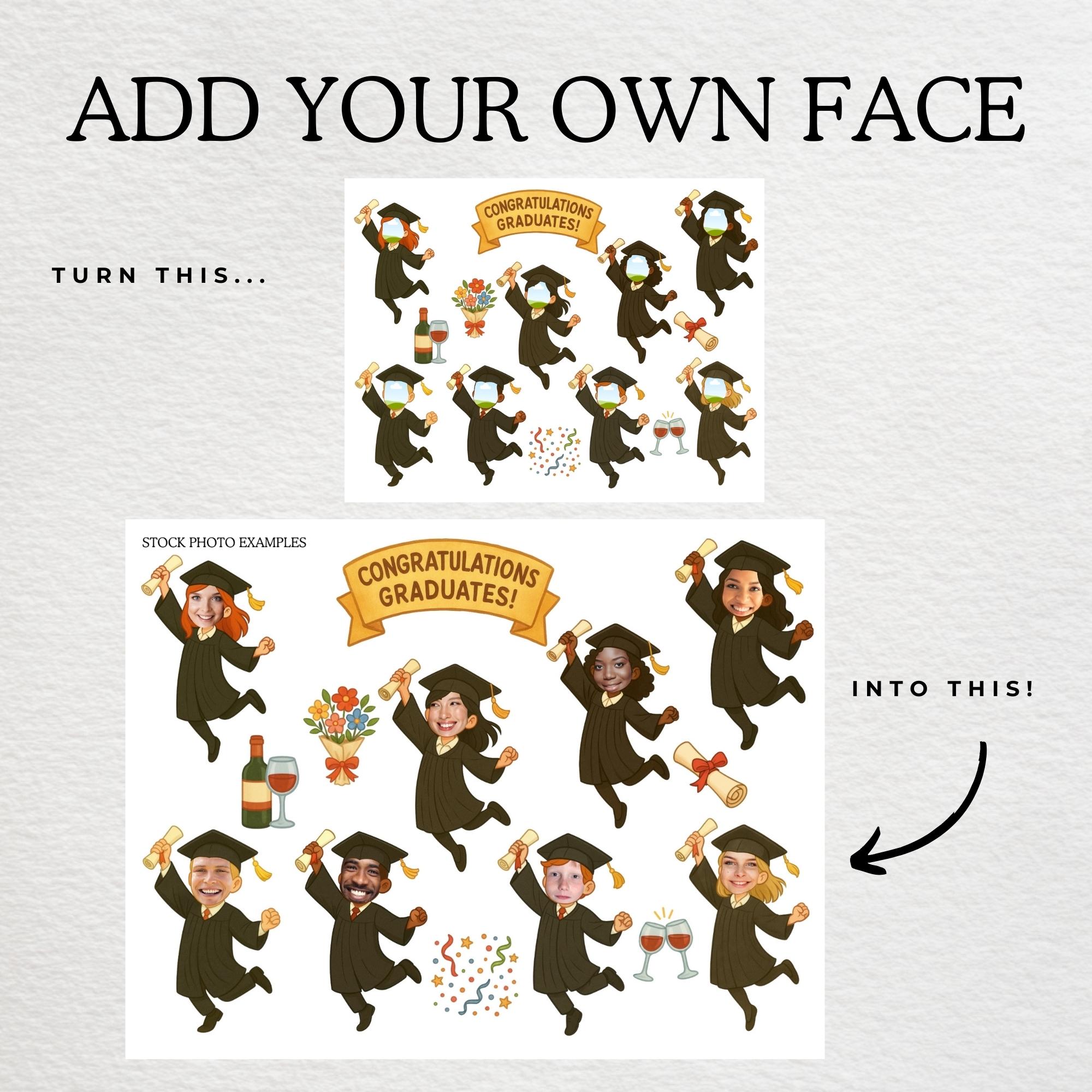 Add Your Own Face Clipart, Graduation Add Your Photo Clip Art ...