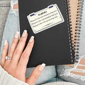 Rhysand is the Most Handsome High Lord Reminder Sticker, ACOTAR ...