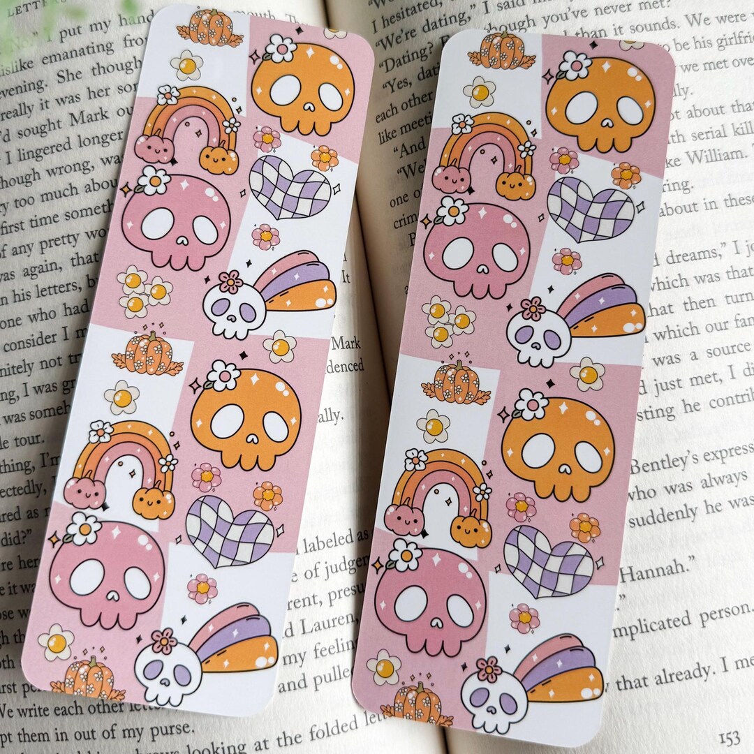 Pretty Pastel Punk Bookmark Girl Feminist Emo Pastel Halloween Spooky ...