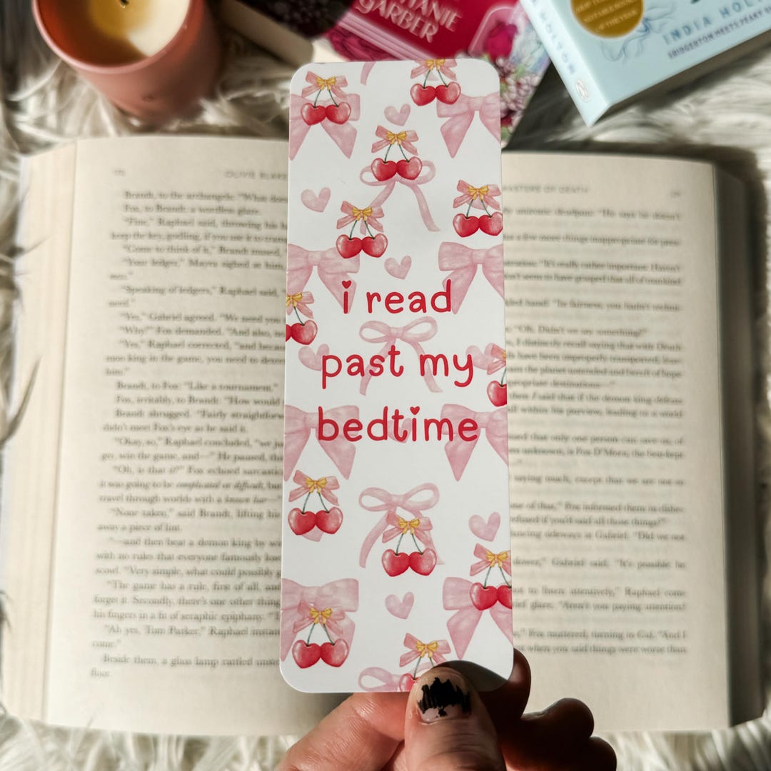 I Read Past My Bedtime Bookmark Bookish Stationery Gift for Reader to ...