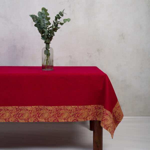 Red Table Cloth - Etsy