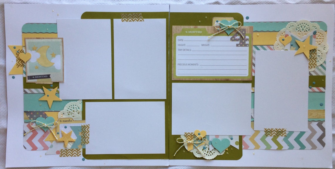 Neutral Gender Baby Scrapbook Album - Etsy