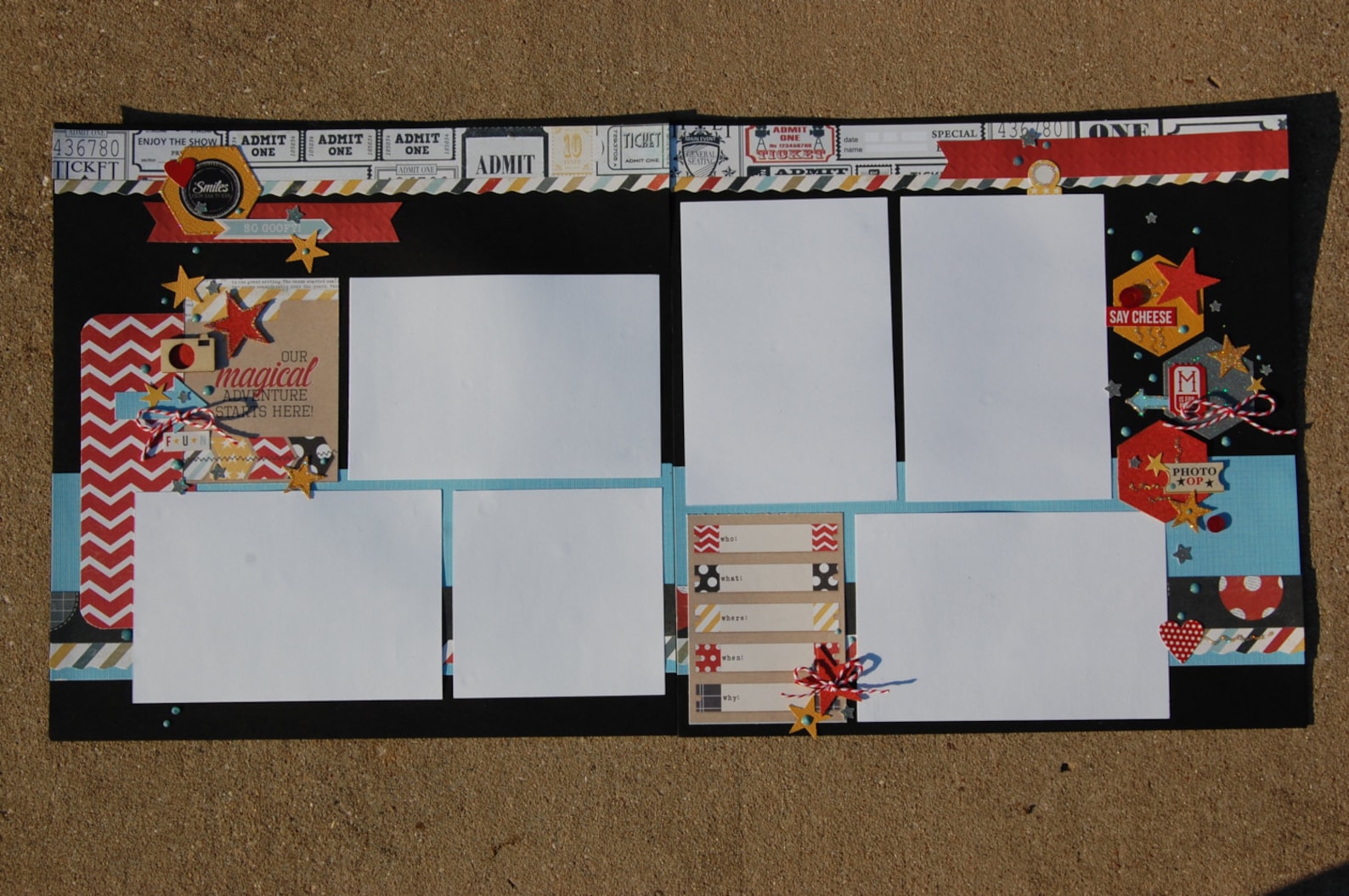 Disney Scrapbook Album, Disney Scrapbook Pages, With Premade Pages Best ...