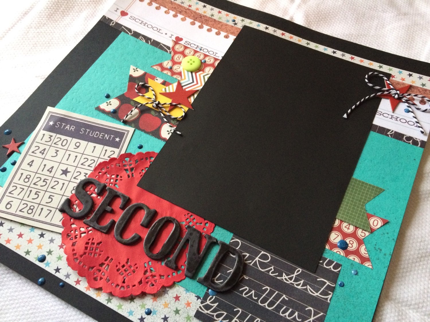 School Days Scrapbook Album, Graduation Gift, School Photos, Graduation ...