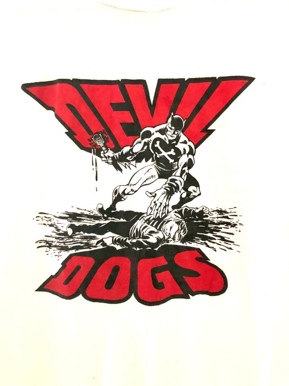 Devil Dogs × Vintage vintage delta devil dogs t shirt - Gem