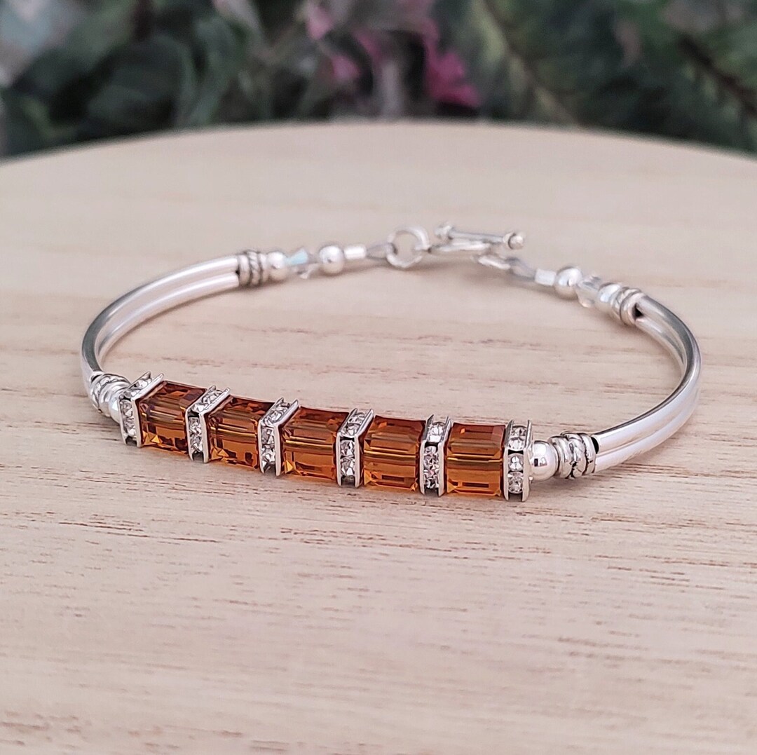 November Birthstone Bracelet for Women Birthstone Jewelry - Etsy Canada