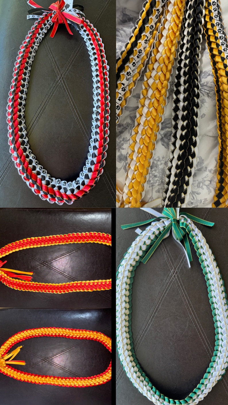 Double Braided Ribbon Lei - Etsy
