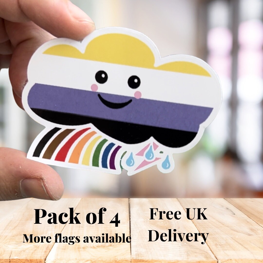ENBY Pride Flag were Still Here Stickers for Pride Stickers for ...