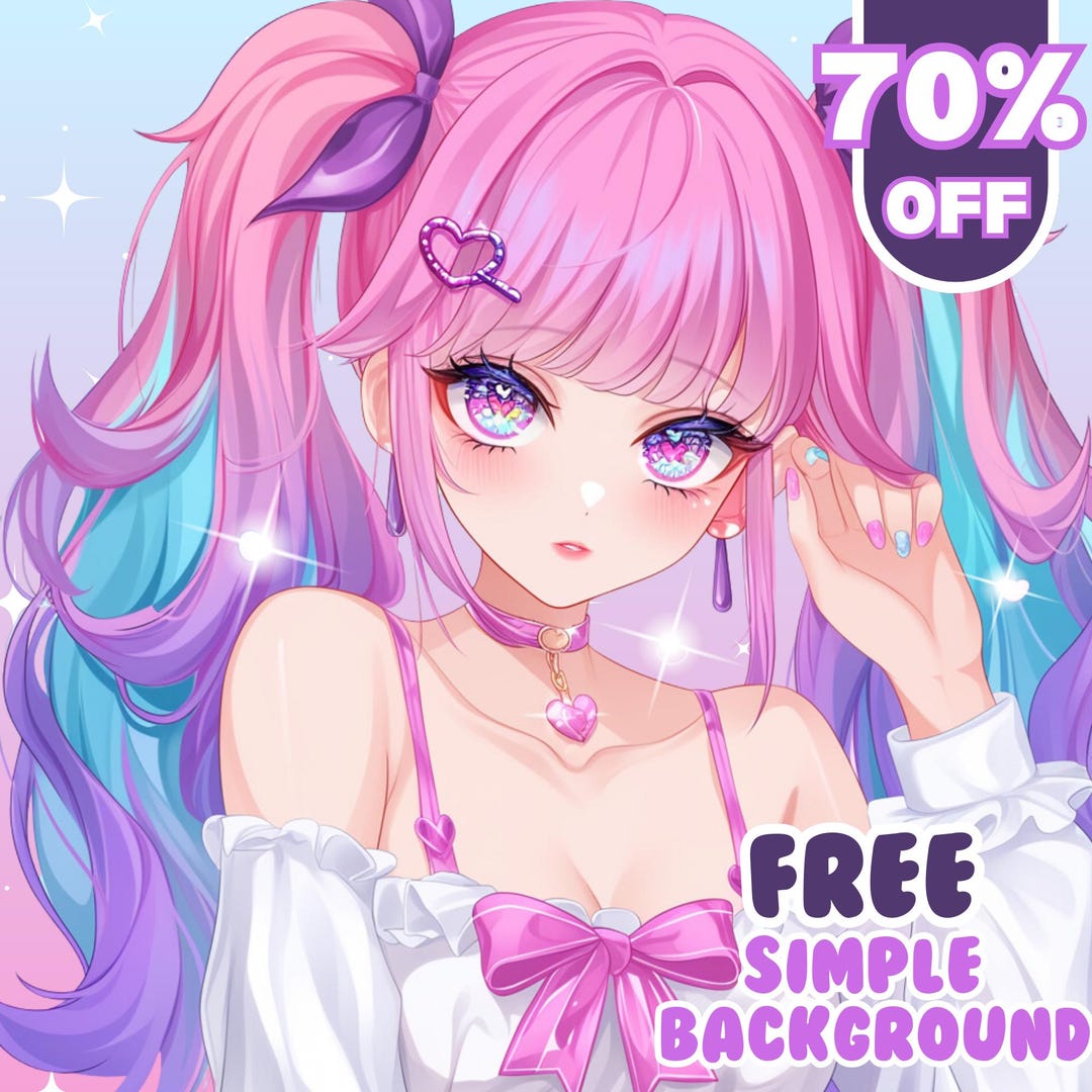 CUSTOM PFP | Anime Pfp, Vtuber Pfp, Anime Character Commission, Profile ...