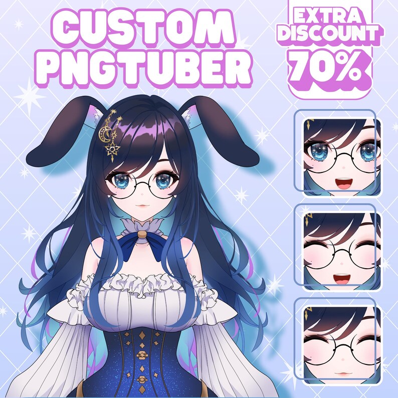 CUSTOM PNGTUBER, Pngtuber, Veadotube Pngtuber, Pngtuber Plush, Cute ...