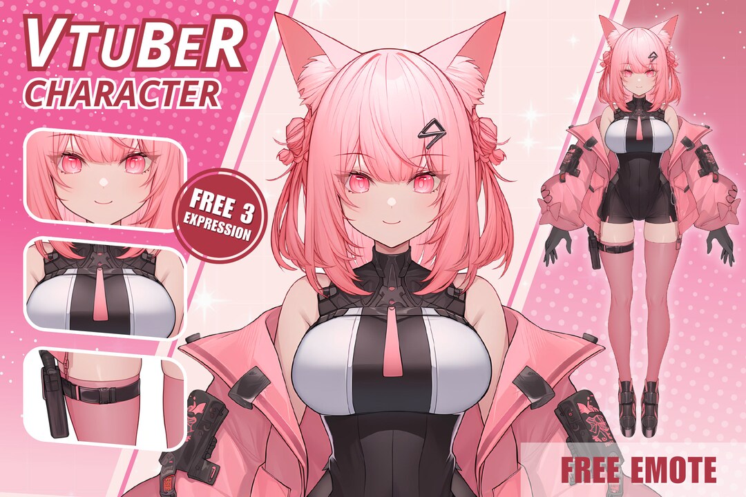 Modelo Vtuber LIVE2D personalizado, Comisión Vtuber, Diseño Vtuber ...