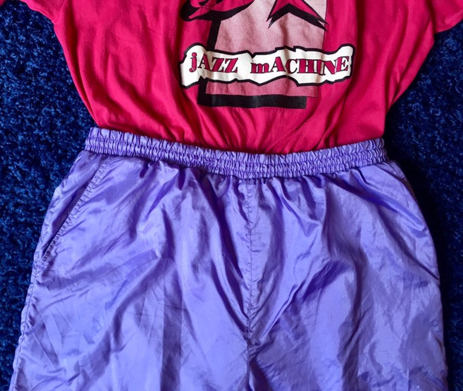 Colorful Sweatpants Purple/Teal/Pink 80s/90s Drawstring and | Etsy