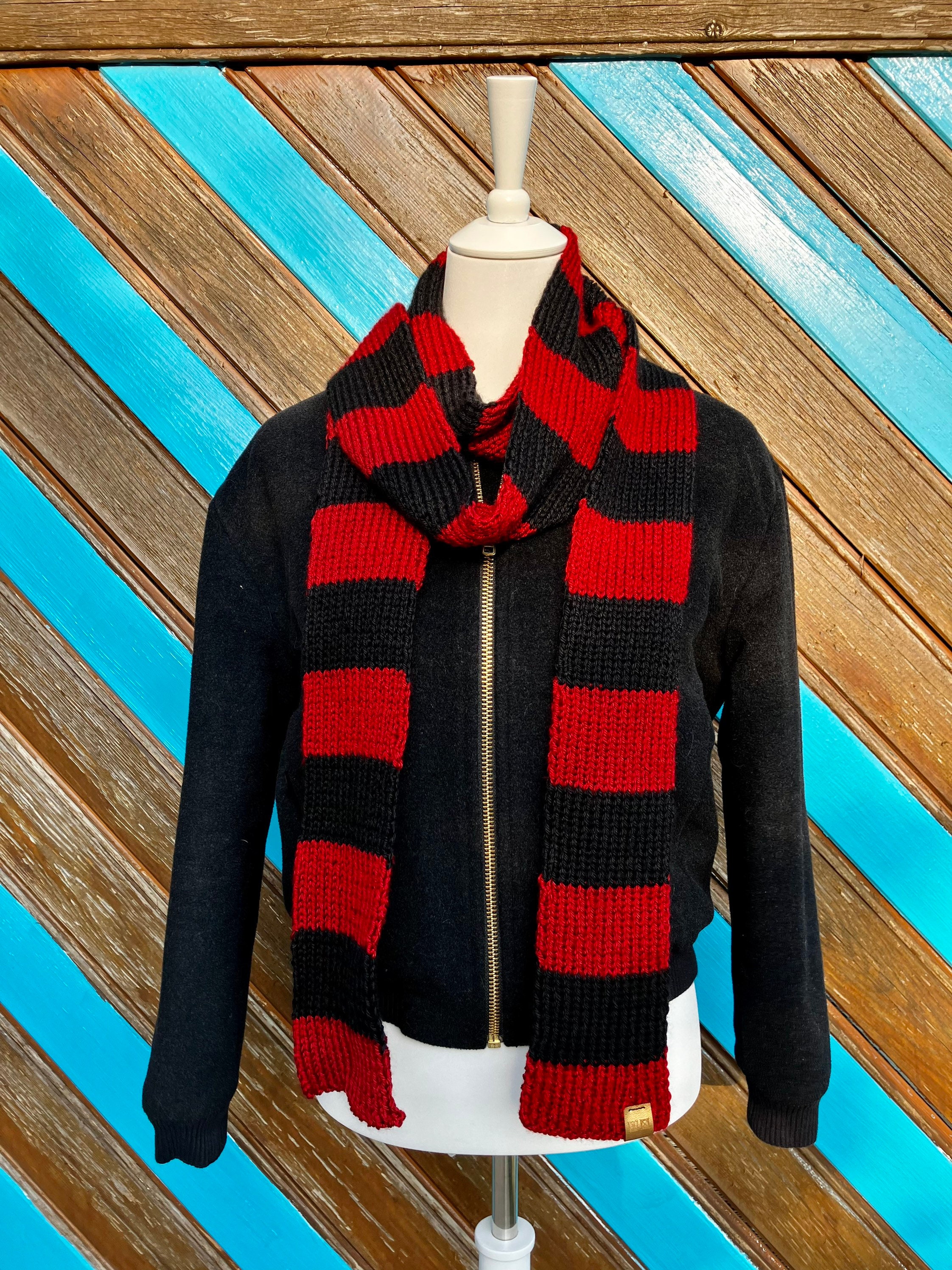 Custom Striped Extra Long Scarf Sizes for Kids and Adults - Etsy