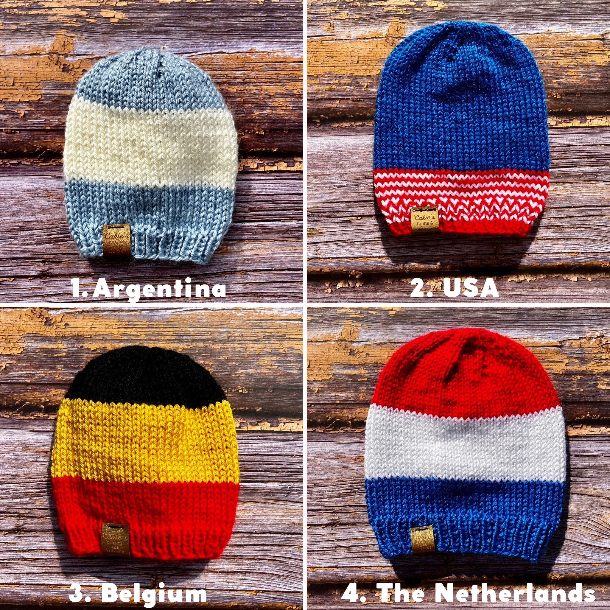 Flag Scarf & Hat Set - Etsy