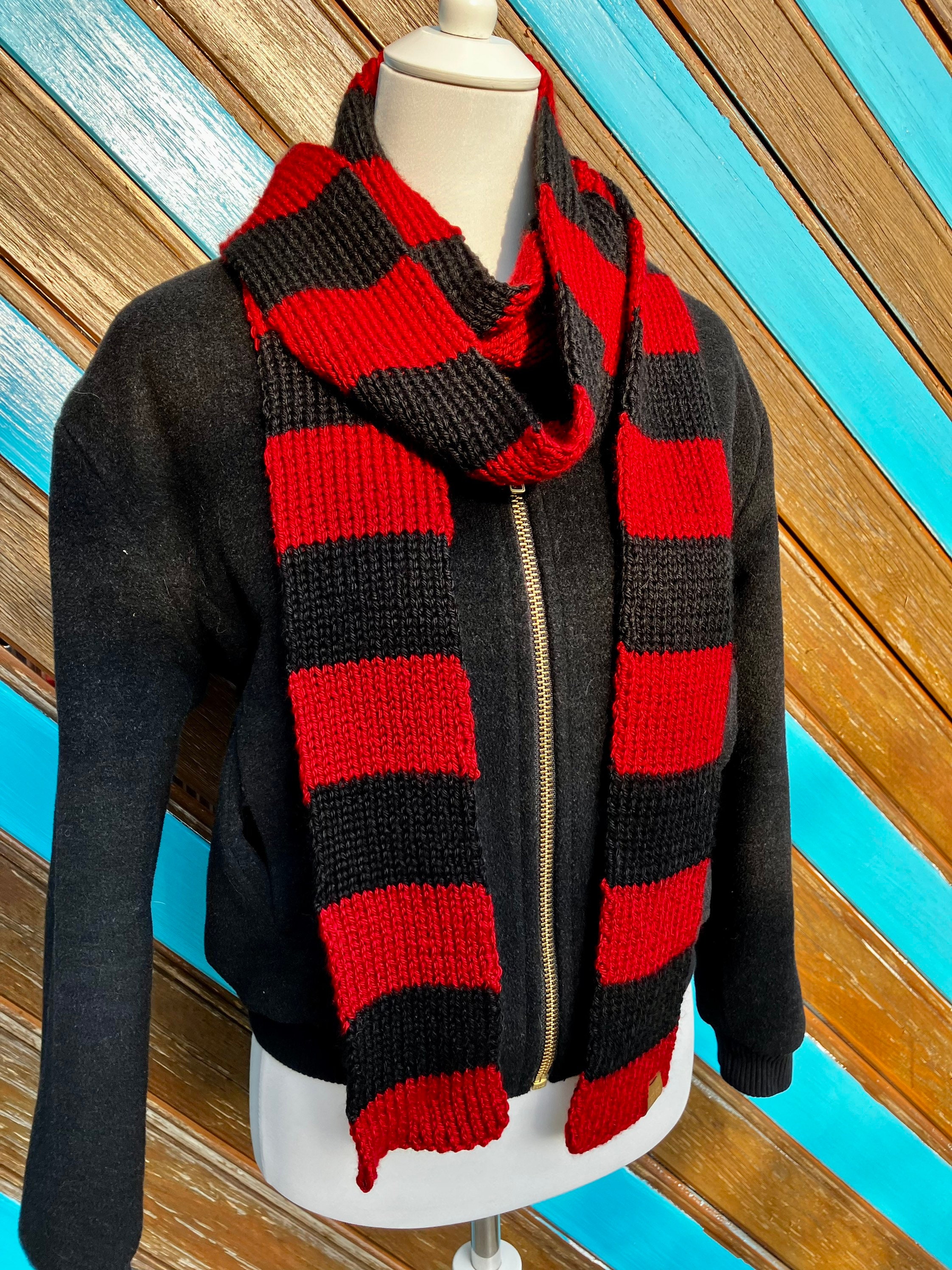 Custom Striped Extra Long Scarf Sizes for Kids and Adults - Etsy