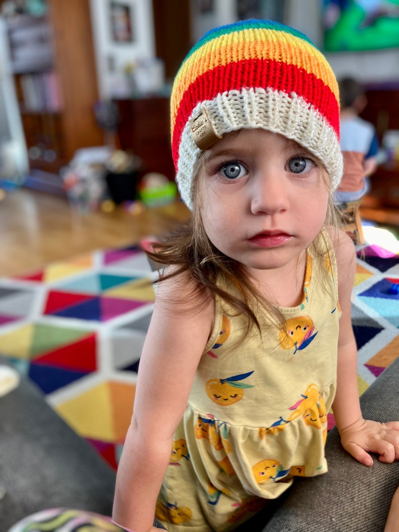 Retro Rainbow Hat Doll to Adult Sizes - Etsy