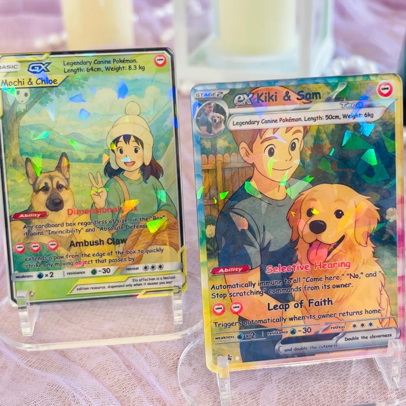 Custom.pokemon Cards - Etsy
