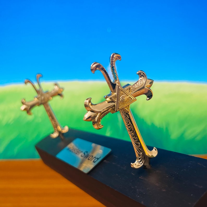 Zelda Sword Miniature Replica: Metal Alloy - Display Stand Included - Etsy